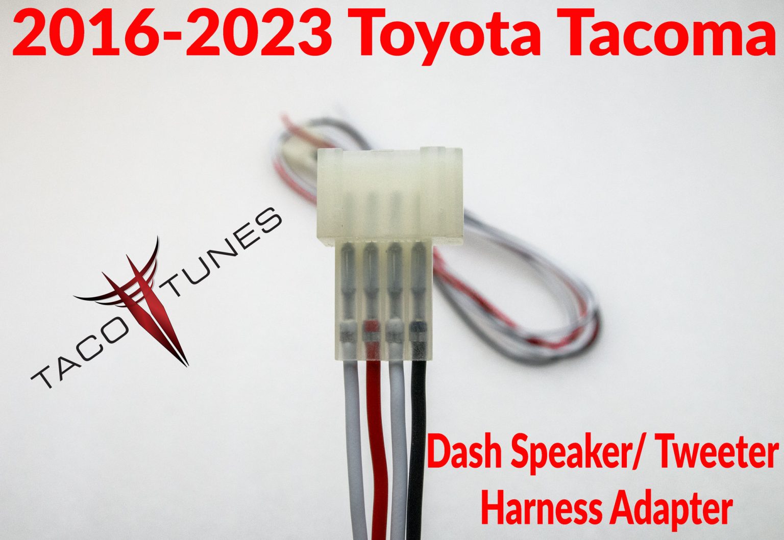 2016-2023 Toyota Tacoma Tweeter Wire Harness Adapters