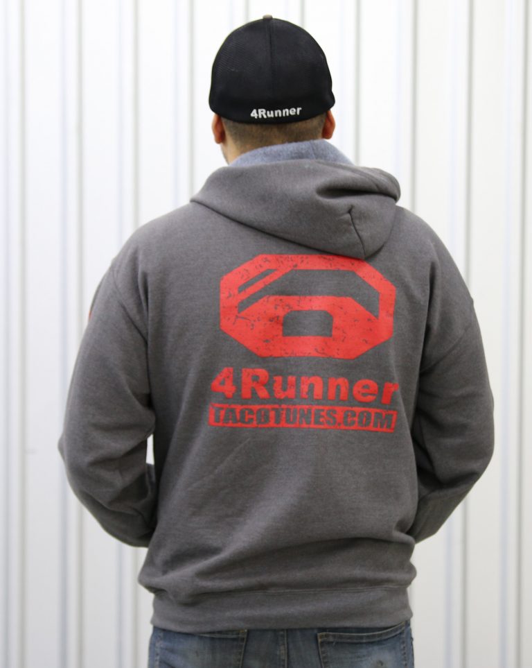 Toyota 4Runner Hooded Sweatshirt Full Zipper - Taco Tunes - Toyota ...