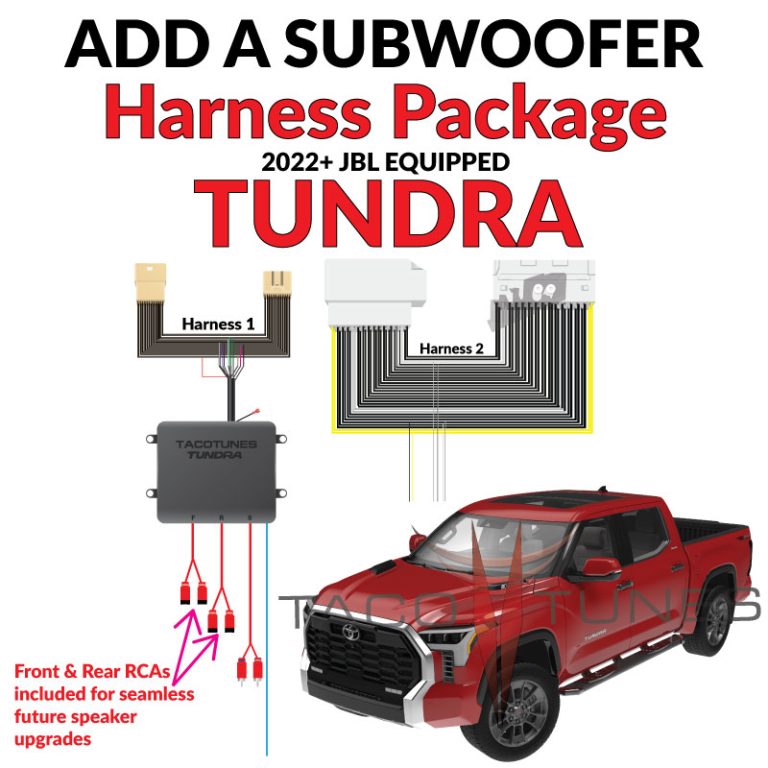 JBL EQUIPPED Tundra Plug & Play Harnesses Archives - Taco Tunes ...